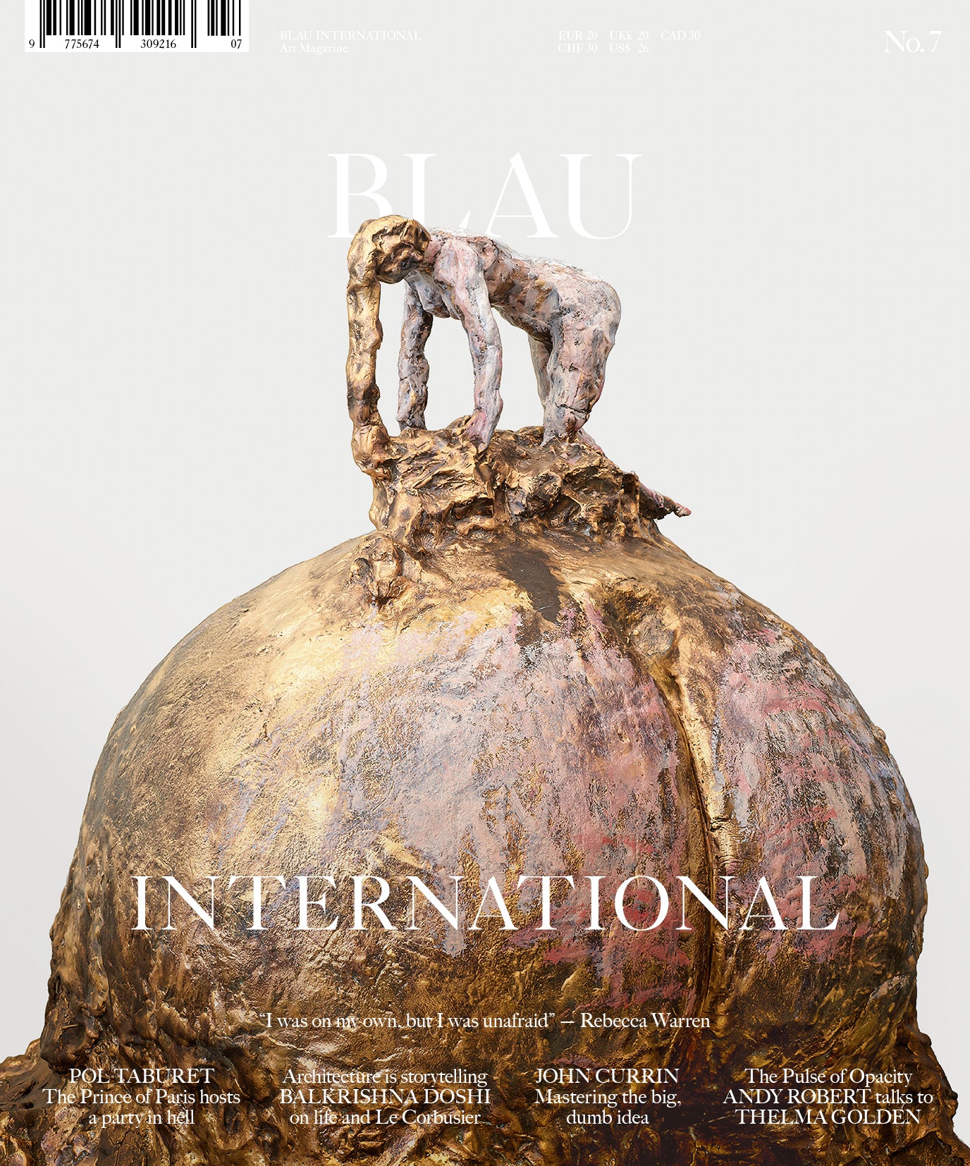 Blau International No. 7 – Rebecca Warren Cover